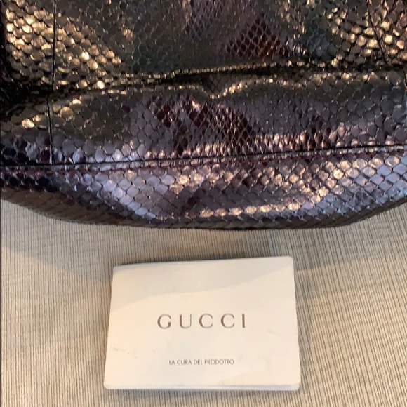 Gucci | Bags | Gucci Python Shoulder Bag | Poshmark